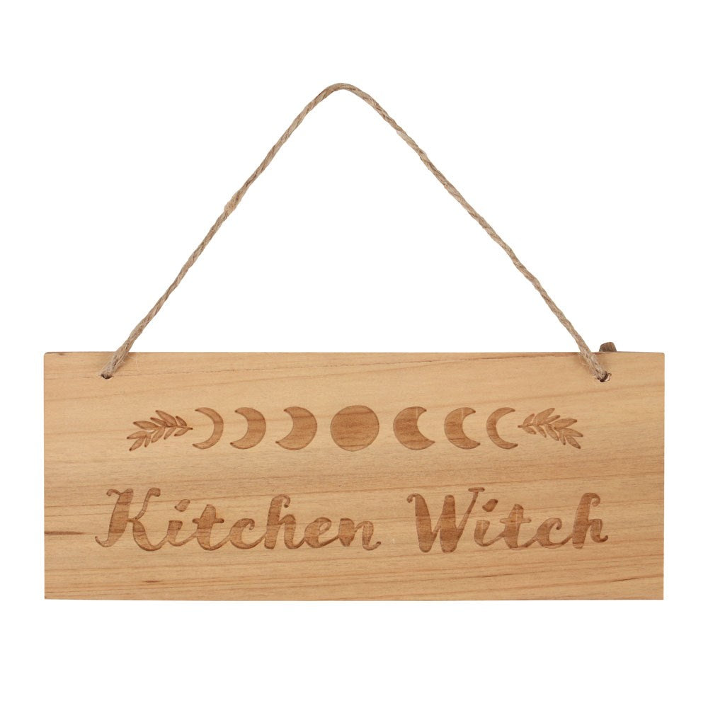 Kitchen Witch Engraved Sign – Cottage Witch Shop